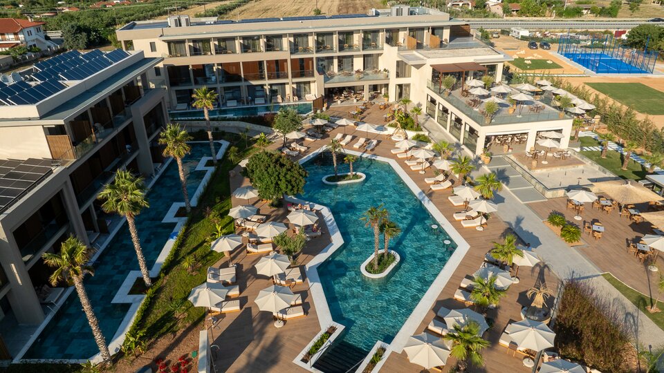 Hotel Portes Theros 5* | Nea Potidea hoteli 2026 | Club Paradiso